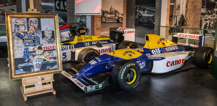 Nigel Mansell portrait by renowned artist Anthony Lawrence donated to ...