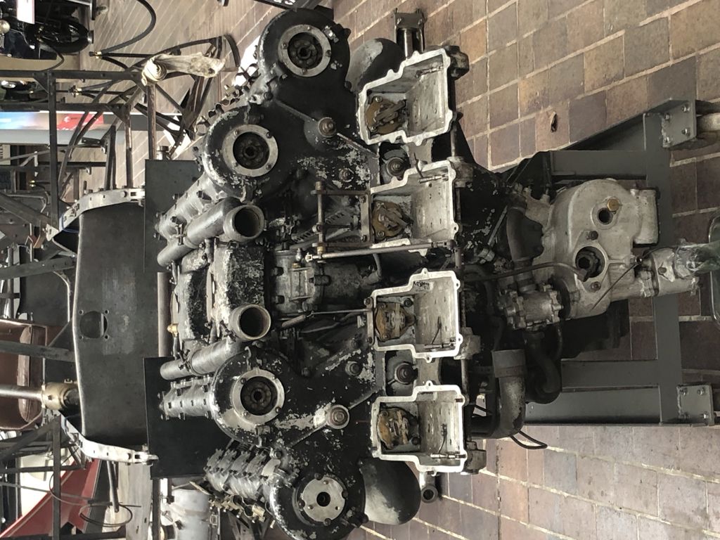 Workshop engineers begin Sunbeam 1000hp engine rebuild