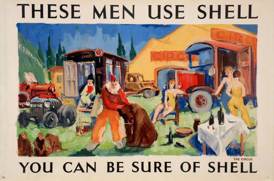 Circus Performers Use Shell