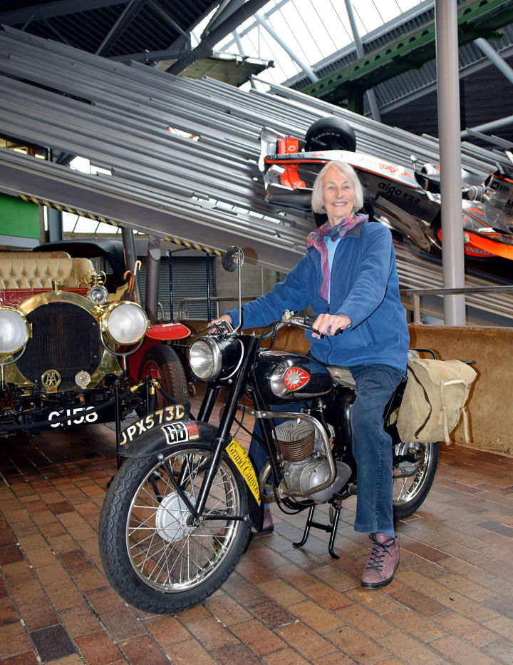 Mary Sievier round the World on a BSA Bantam 1967 – 76.